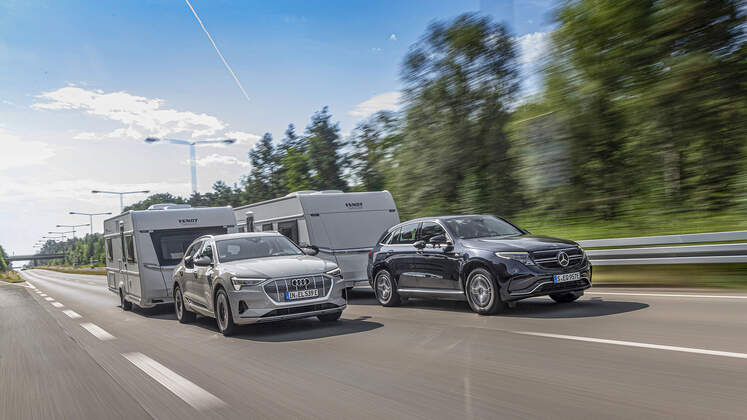 Audi E Tron und Mercedes EQC im Vergleichstest promobil