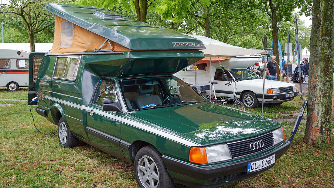 Audi Bischofberger Family: Oldtimer-Camper mit Aufstelldach | promobil