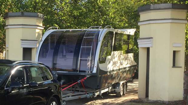 Caravanboat Depature One: Schwimmender Wohnwagen | promobil