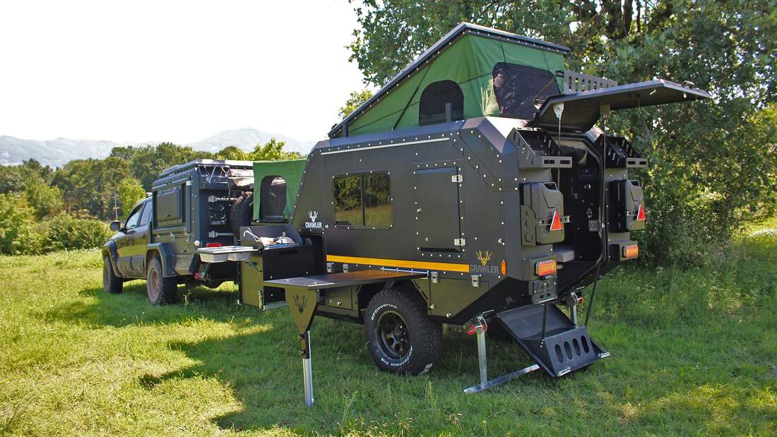 Crawler TRC-428 (2020): Offroad-Caravan mit Aufstelldach | promobil