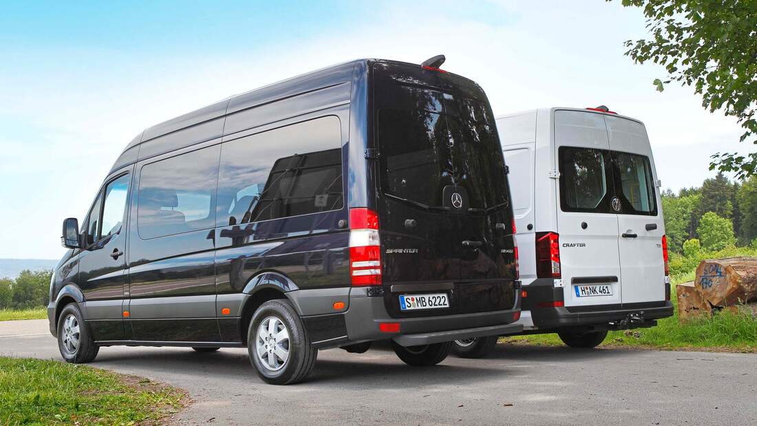 Vergleichstest Basisfahrzeuge: Sprinter vs. Crafter - Promobil