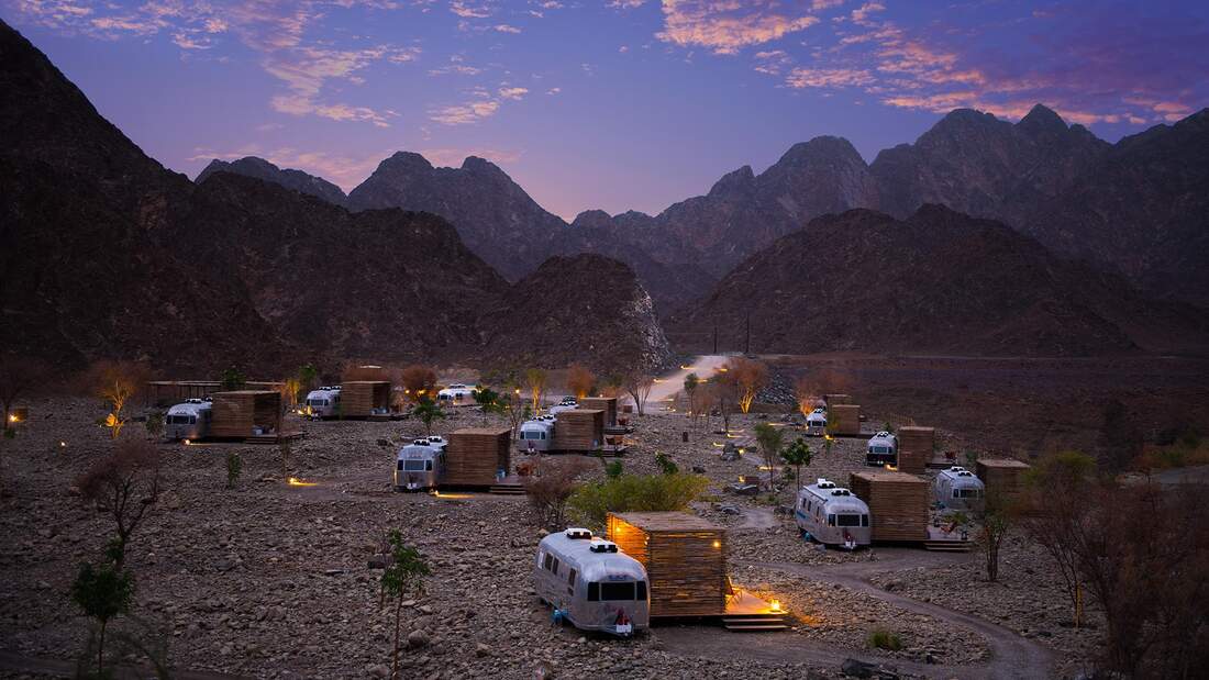 Luxuscamping Dubai: Hatta Caravan Park und Trailers Resort | promobil