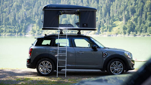 Übernachten im Dachzelt auf dem Mini Cooper Countryman | promobil
