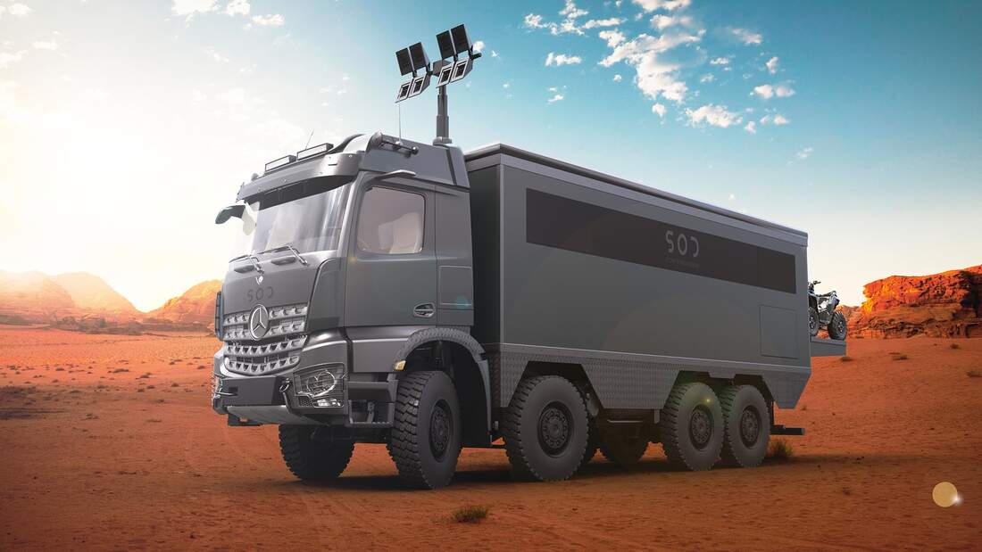SOD Rise 4x4 und SOD Peak 6x8: Luxus-Offroadmobile | promobil