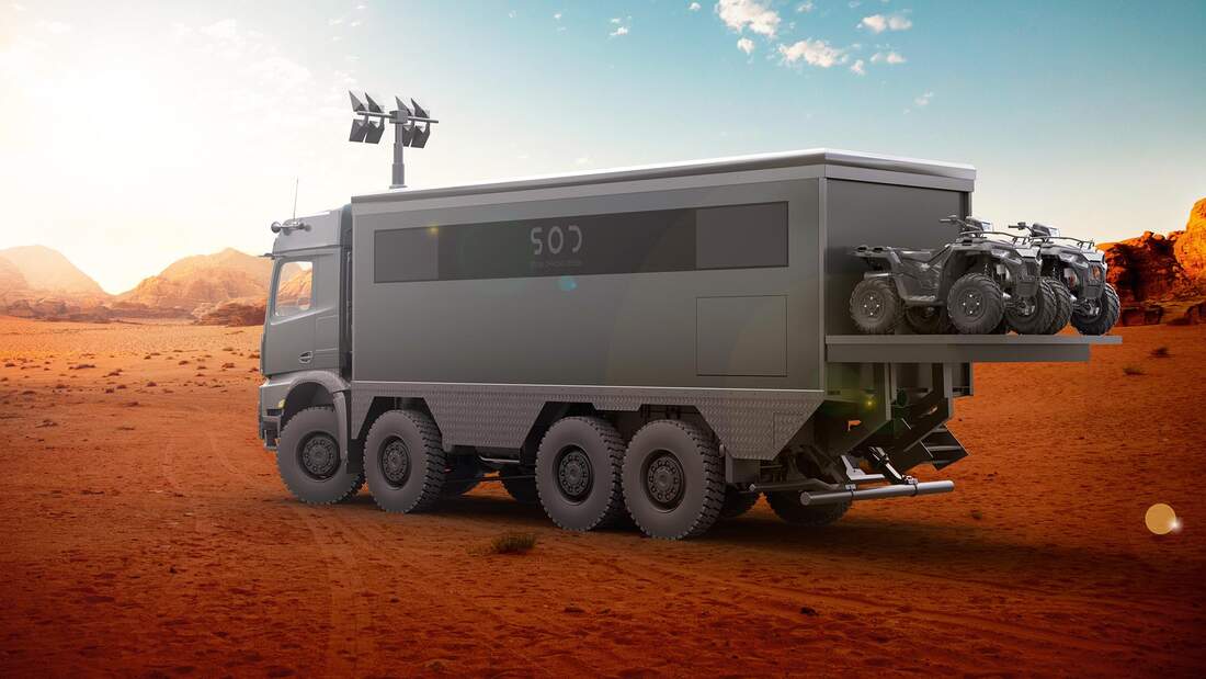 SOD Rise 4x4 und SOD Peak 6x8: Luxus-Offroadmobile | promobil