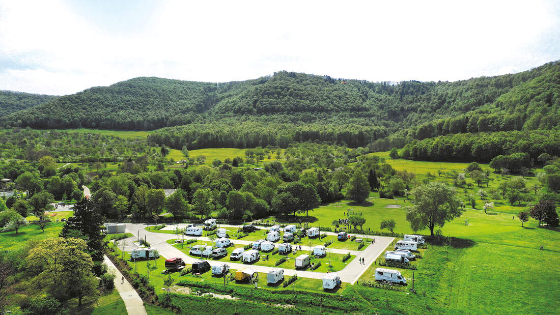 Wohnmobil-Stellplatz Panorama-Therme Beuren, bei Stuttgart | promobil
