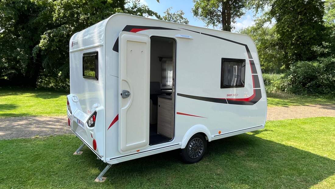 Sterckeman Easy 350CP E: Voll elektrischer Wohnwagen mit wenig Gewicht | promobil