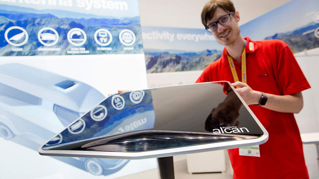 Alcan Systems zeigt neuartige Satellitenantenne aus Kristallen | promobil