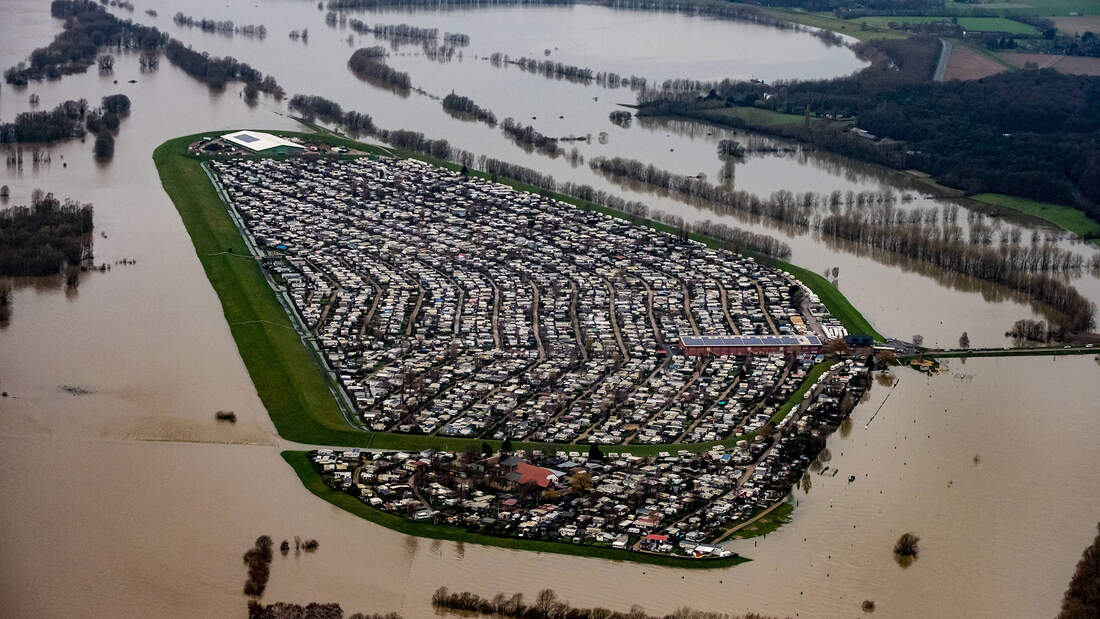 Hochwasser flutet Deutschlands größten Campingplatz | promobil