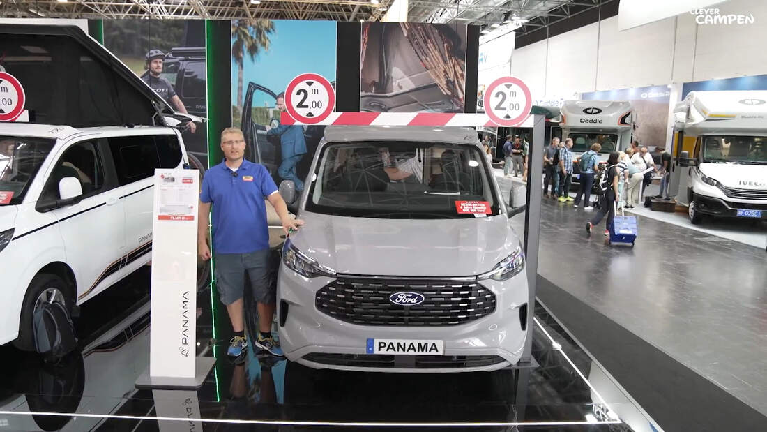 Panama P50+ auf Ford mit Aufstelldach unter 2 Meter | promobil
