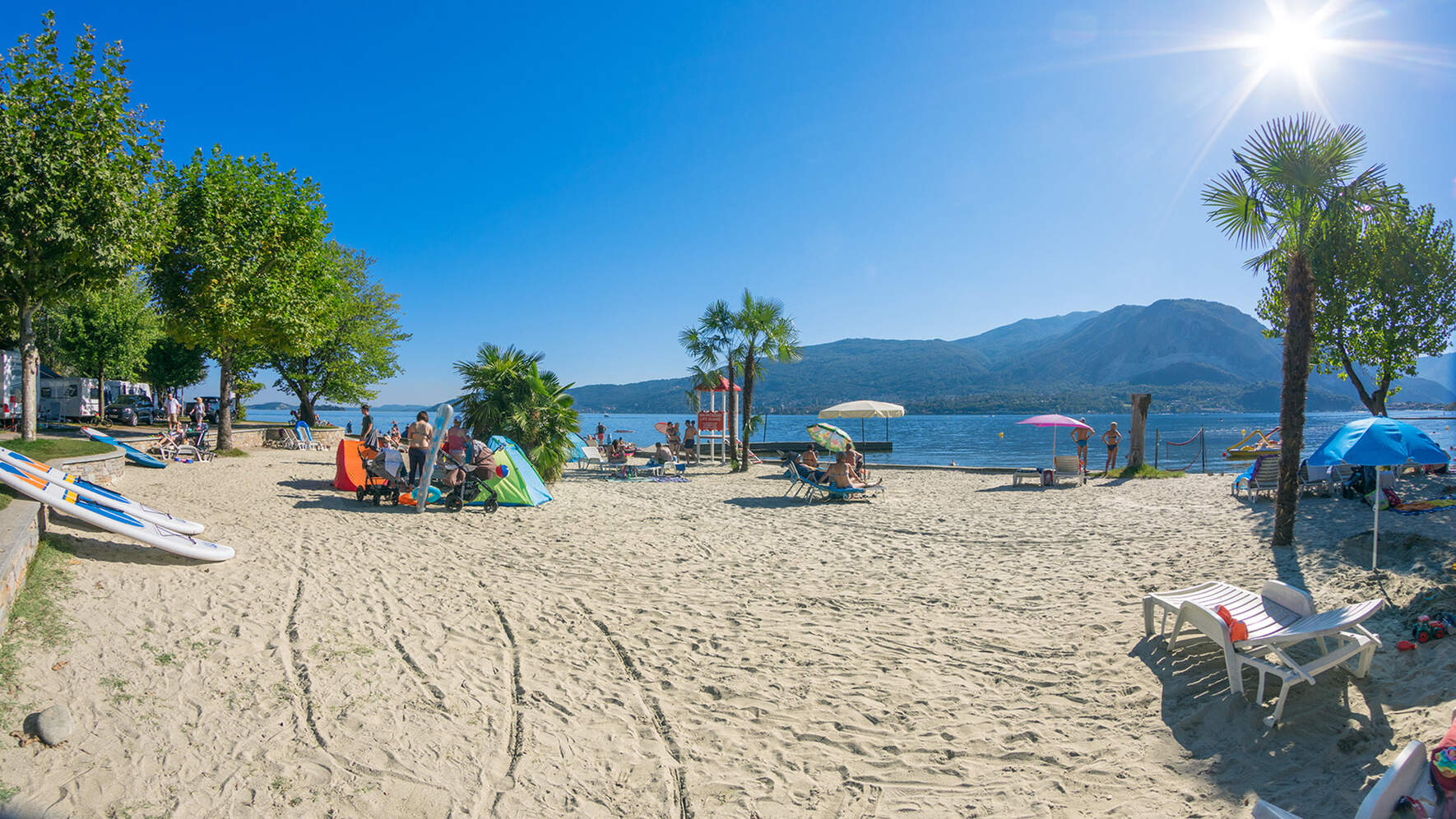Campingurlaub am Lago Maggiore: Camping Isolino in Verbania | promobil